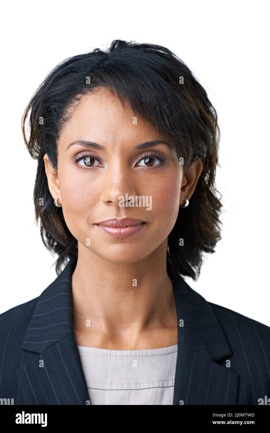 The face of corporate professionalism. Studio portrait of a successful ...