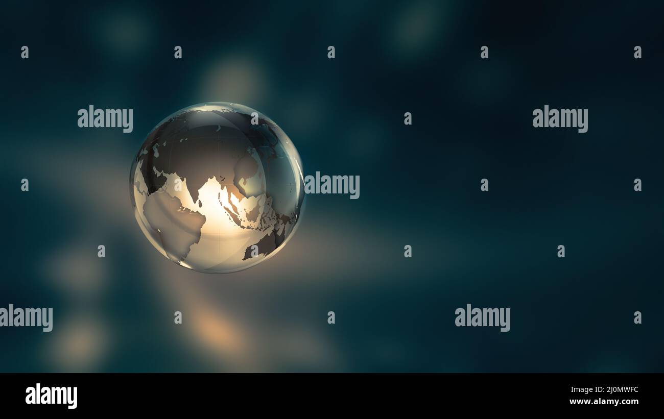 Glowing map hi-res stock photography and images - Alamy