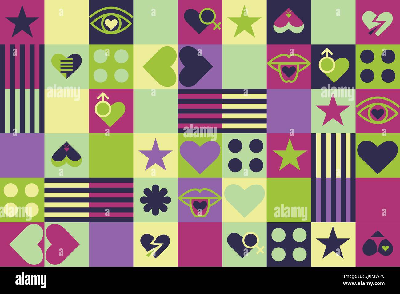 Flat pattern hi-res stock photography and images - Alamy