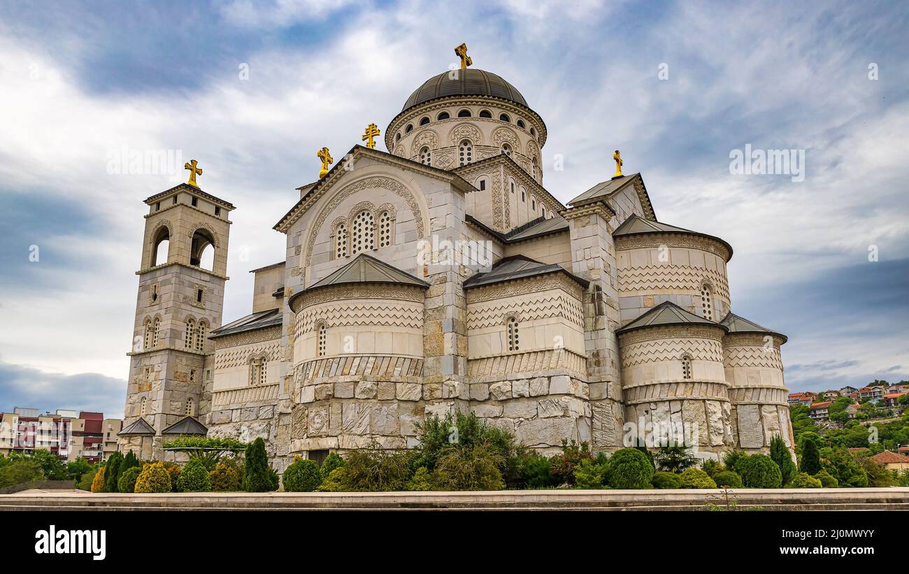 Cathedral of the Resurrection of Christ in Podgorica, capital city of ...