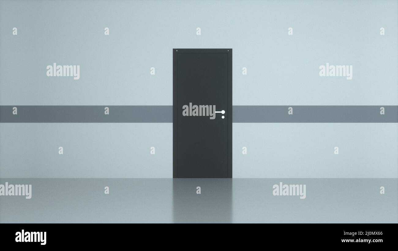 Opening door with light Stock Photo - Alamy