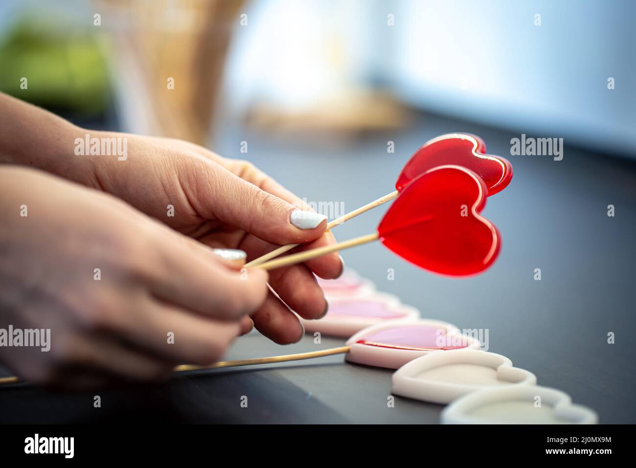 Lolipop making hi-res stock photography and images - Alamy