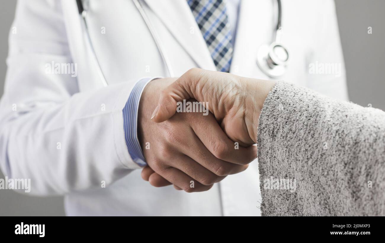 Close up male patient doctor hi-res stock photography and images - Alamy