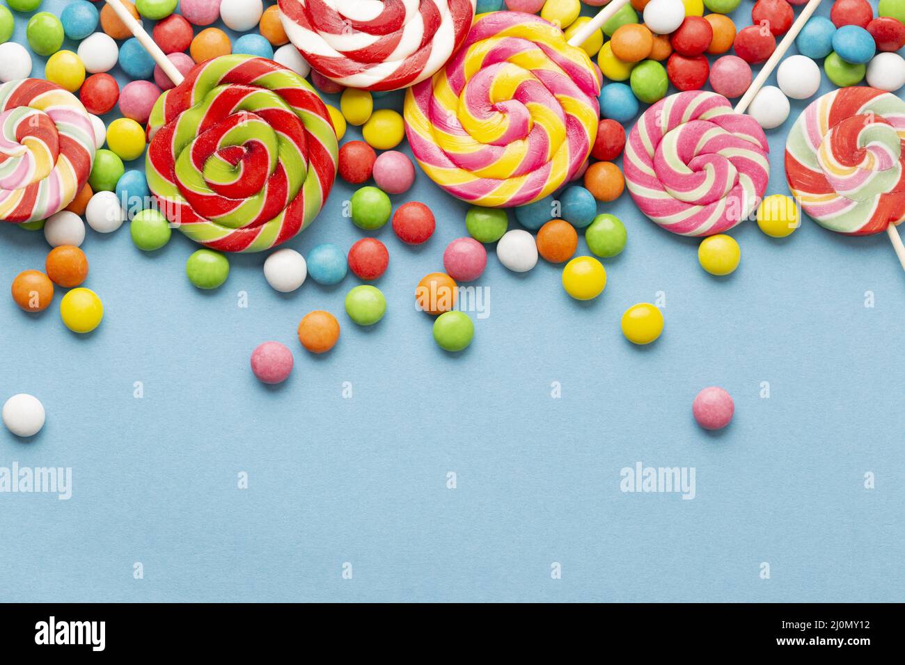 Delicious candy concept with copy space Stock Photo - Alamy