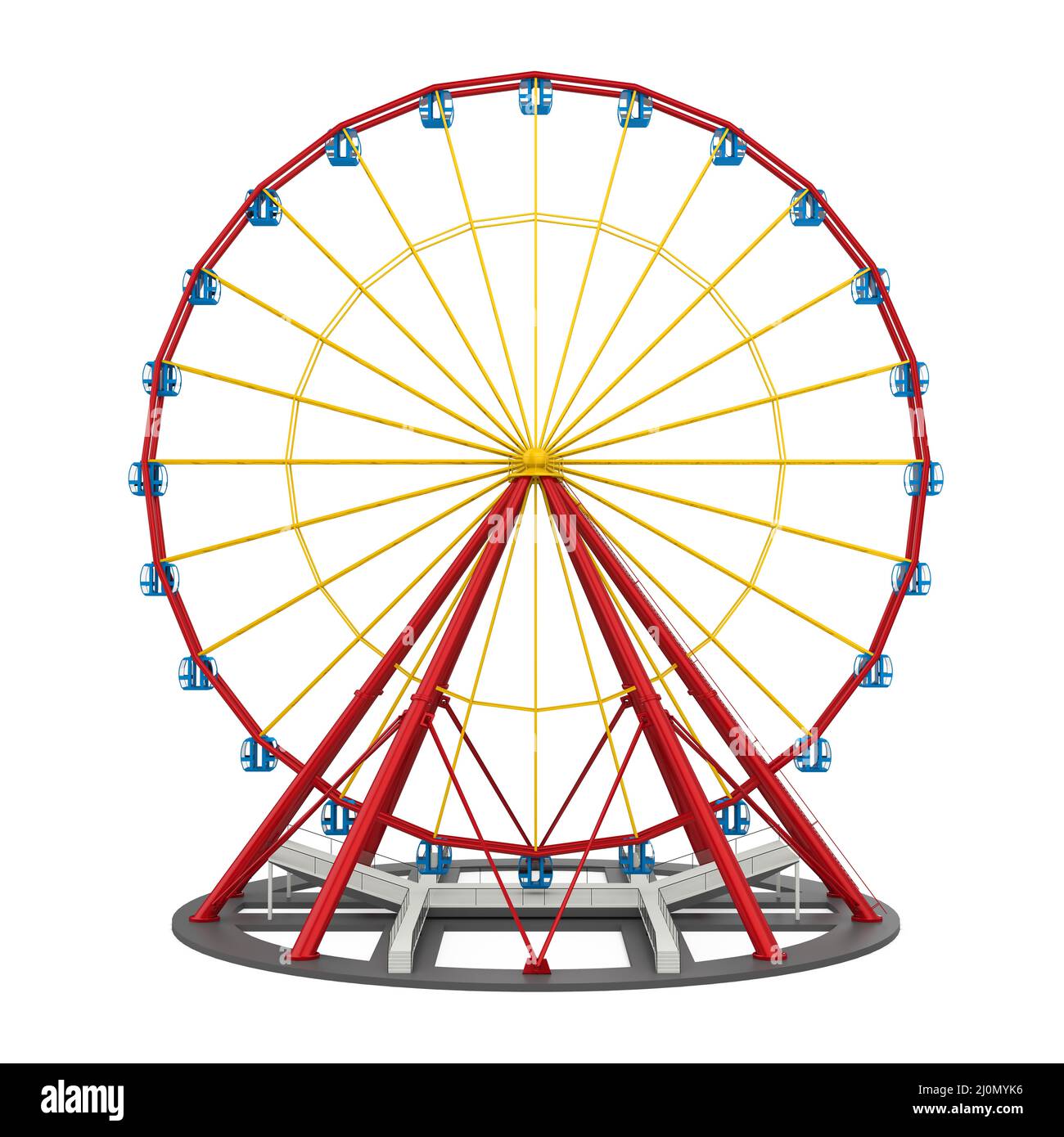 Ferris Wheel Isolated Stock Photo - Alamy