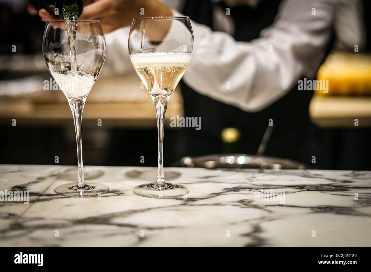 Stylish wine glass image of Stock Photo - Alamy