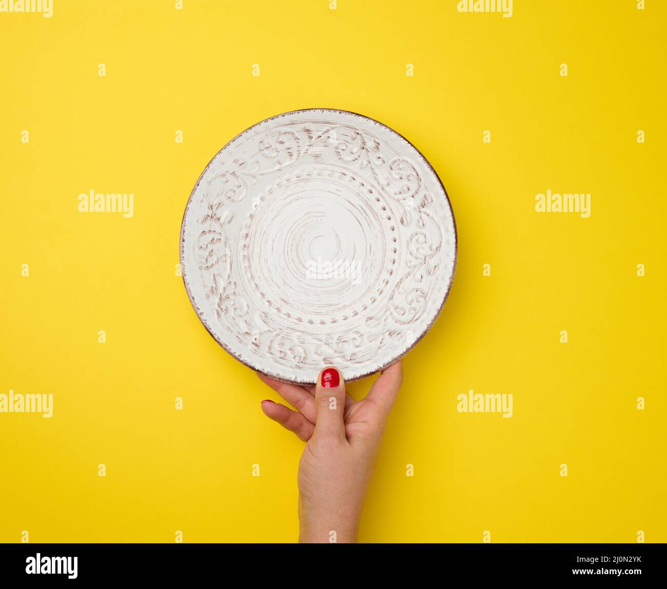 Hand top view hi-res stock photography and images - Alamy