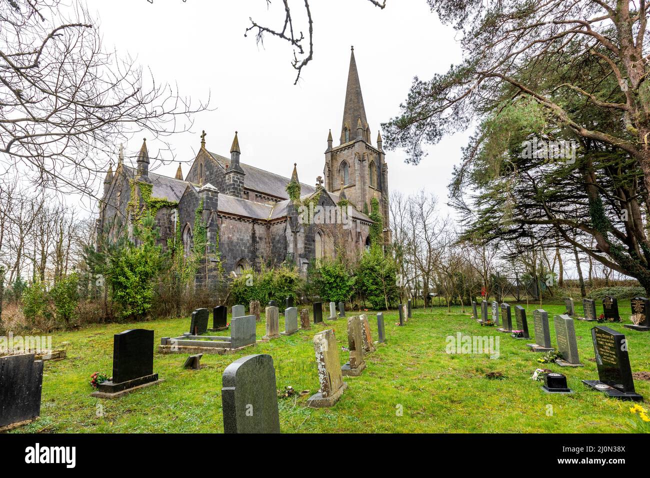 Rutzen Abbey at Slebech is now disused, boarded-up and left to rot ...