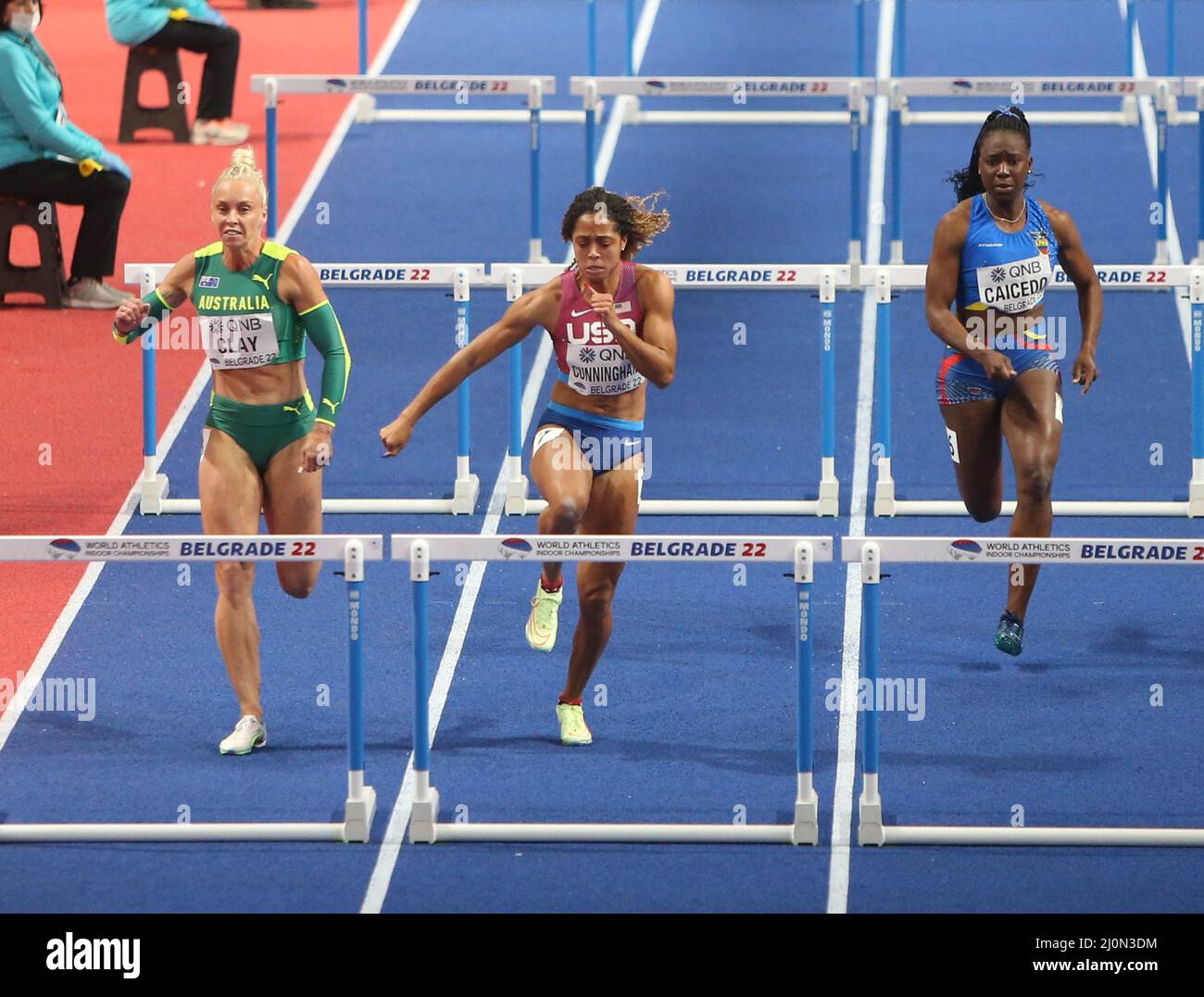Liz CLAY of Australia, Gabriele CUNNINGHAM of USA, Maribel Vanessa ...