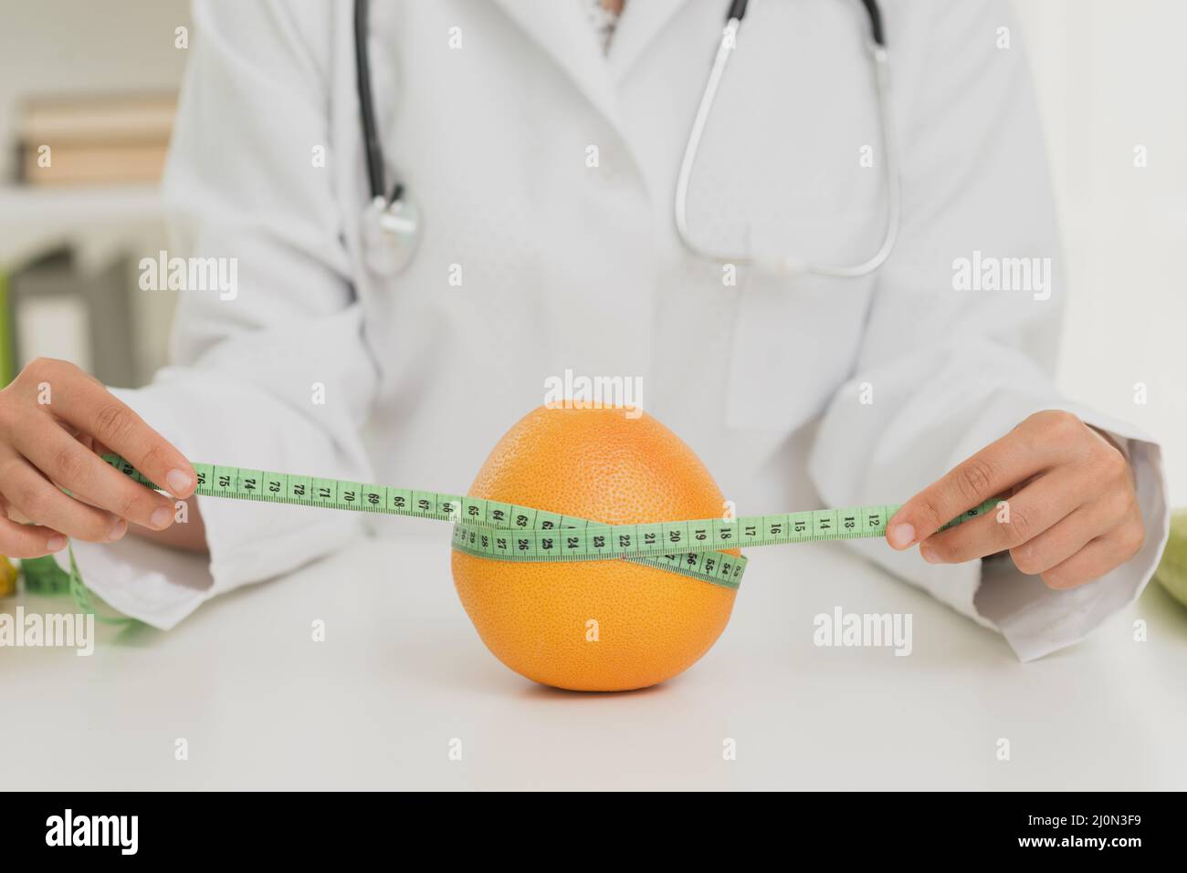 Orange measuring hi-res stock photography and images - Alamy