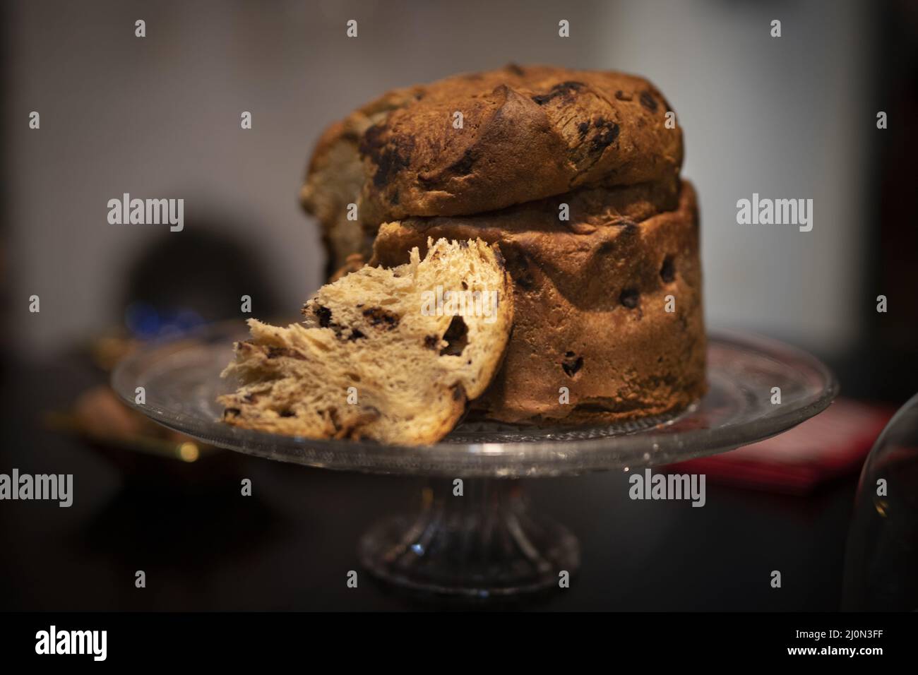 Panettone fruitcake hi-res stock photography and images - Alamy
