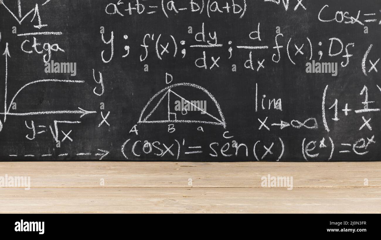 Algebra chalkboard hi-res stock photography and images - Alamy