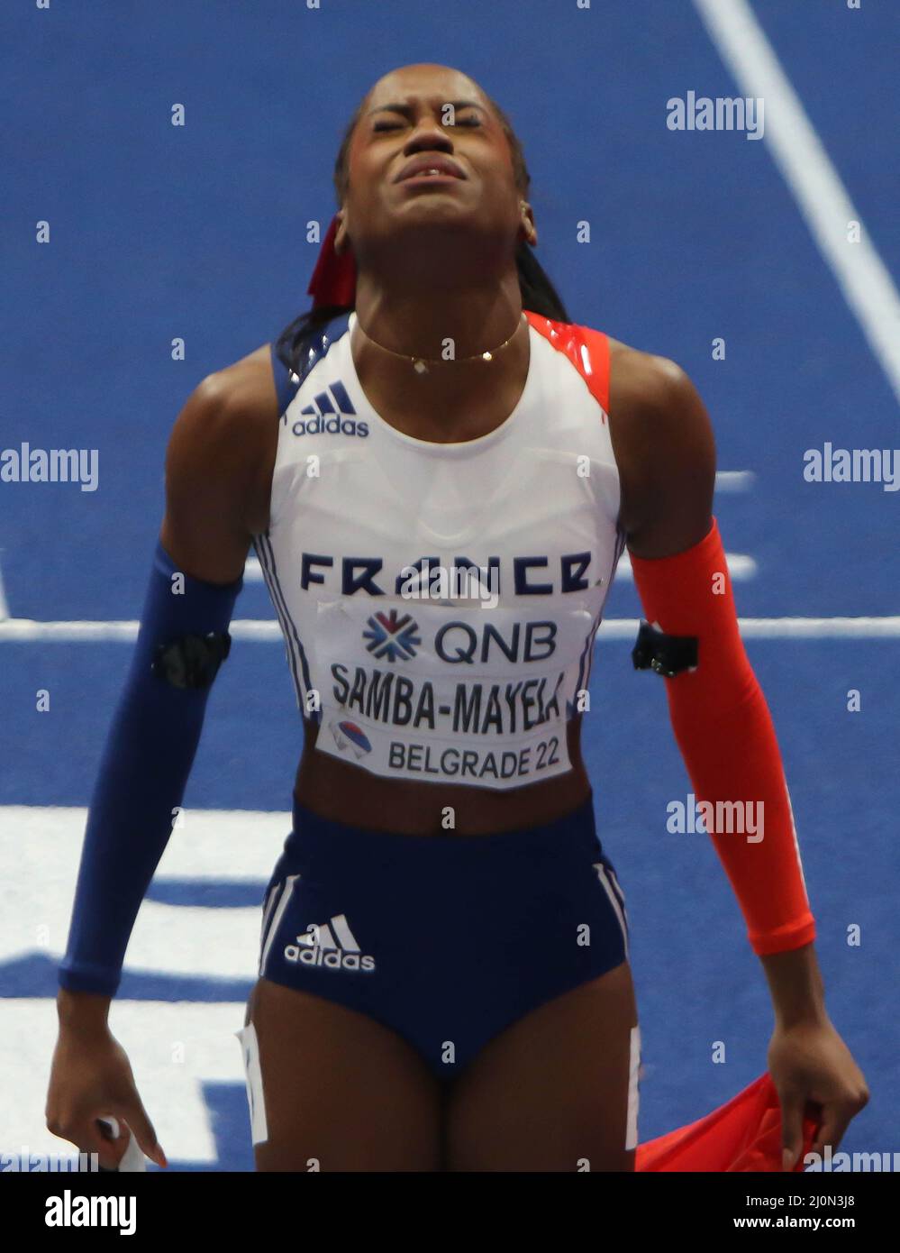 Cyréna SAMBA-MAYELA of France Final 60 M Hurdles Men during the World ...