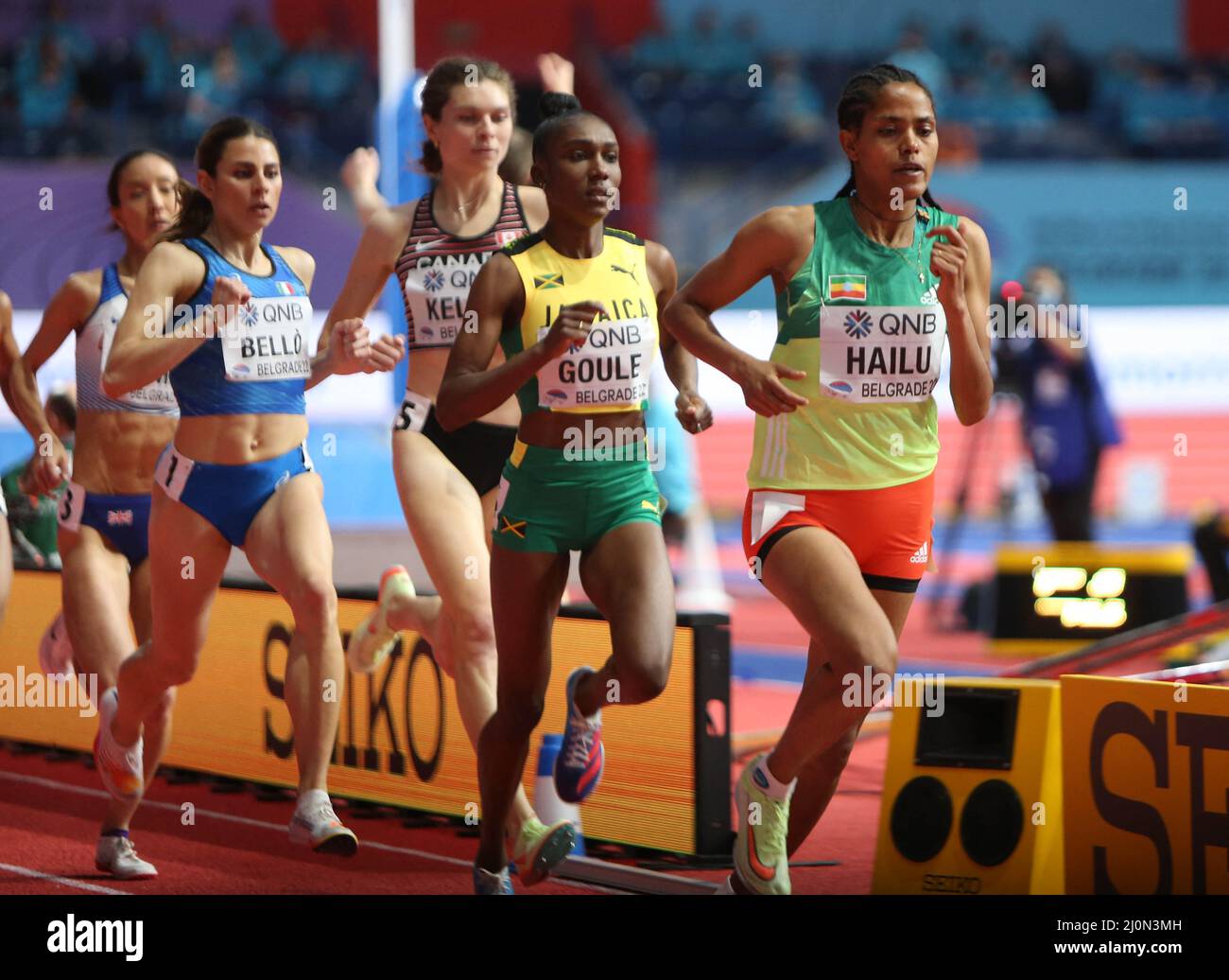 Freweyni HAILU of Ethiopie , Natoya GOULE of Jamaique , Madeleine KELLY ...