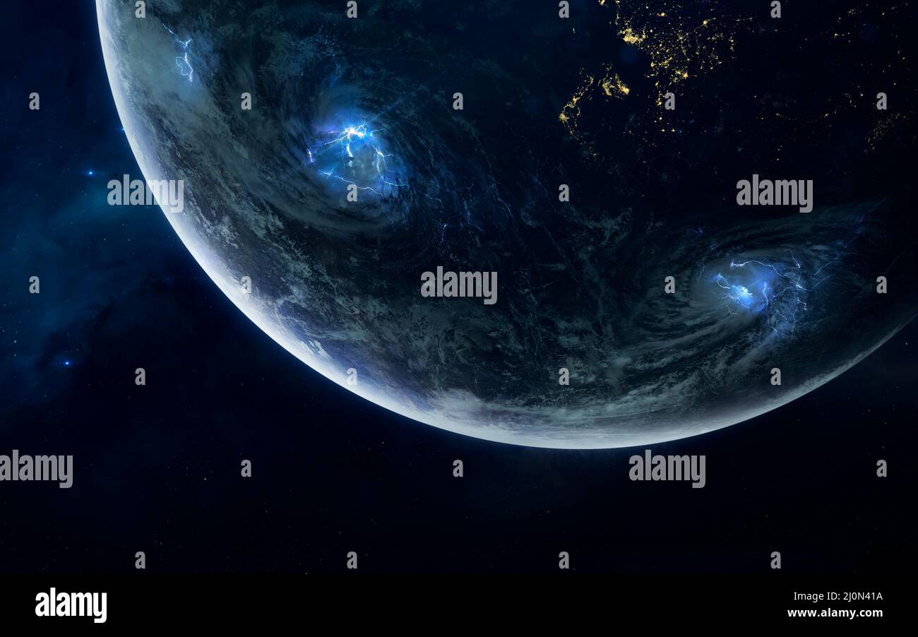 Earth. Science fiction space wallpaper, incredibly beautiful planets ...