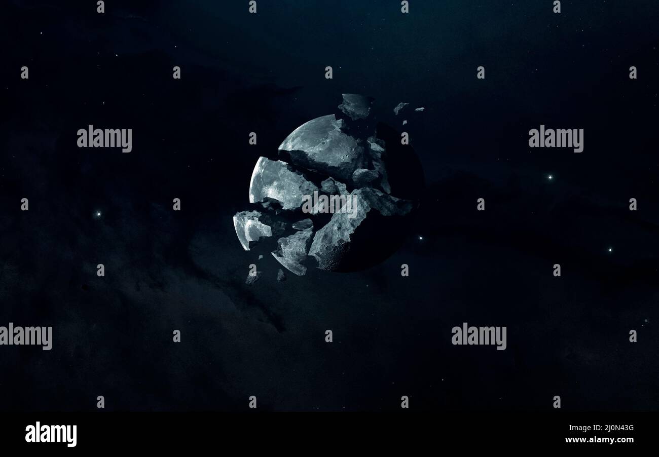 Death of planet. Science fiction space wallpaper, incredibly beautiful ...