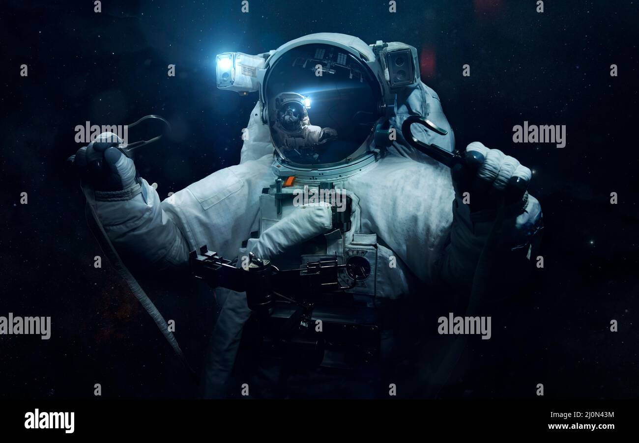 Astronaut. Science fiction space wallpaper, incredibly beautiful ...