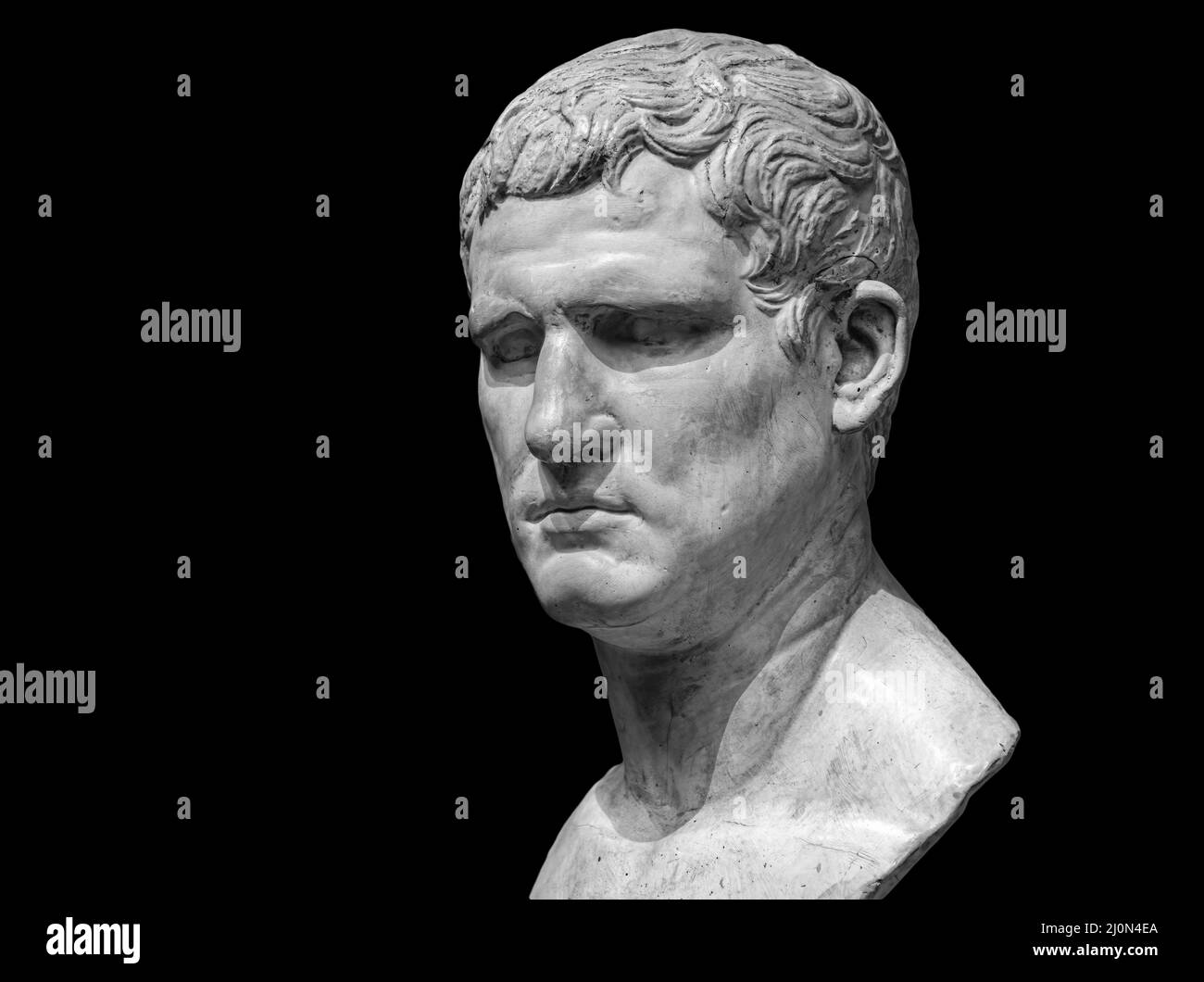 Portrait of Roman general, statesman, and architect Marcus Vipsanius ...