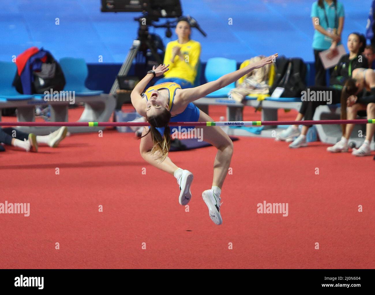 Yaroslava MAHUCHIKH of Ukraine, Final High Jump Women during the World ...