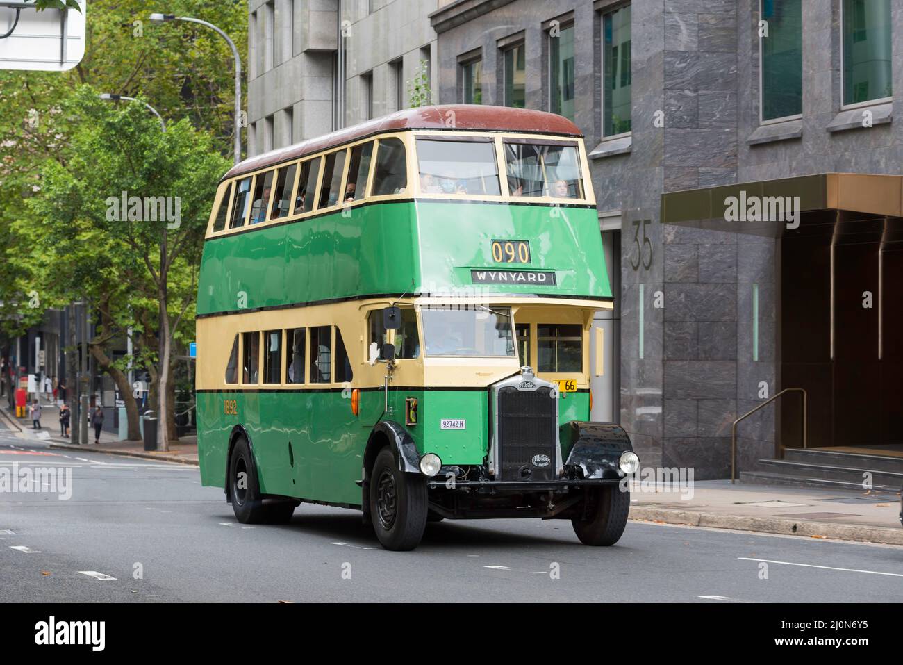 19th Mar, 2022, Sydney Australia: Vintage double-decker Sydney Buses ...