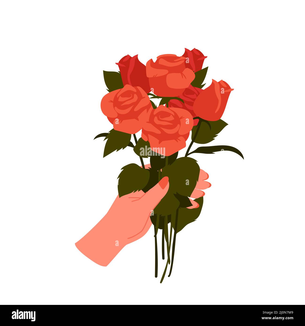 Rose stalk Stock Vector Images - Alamy