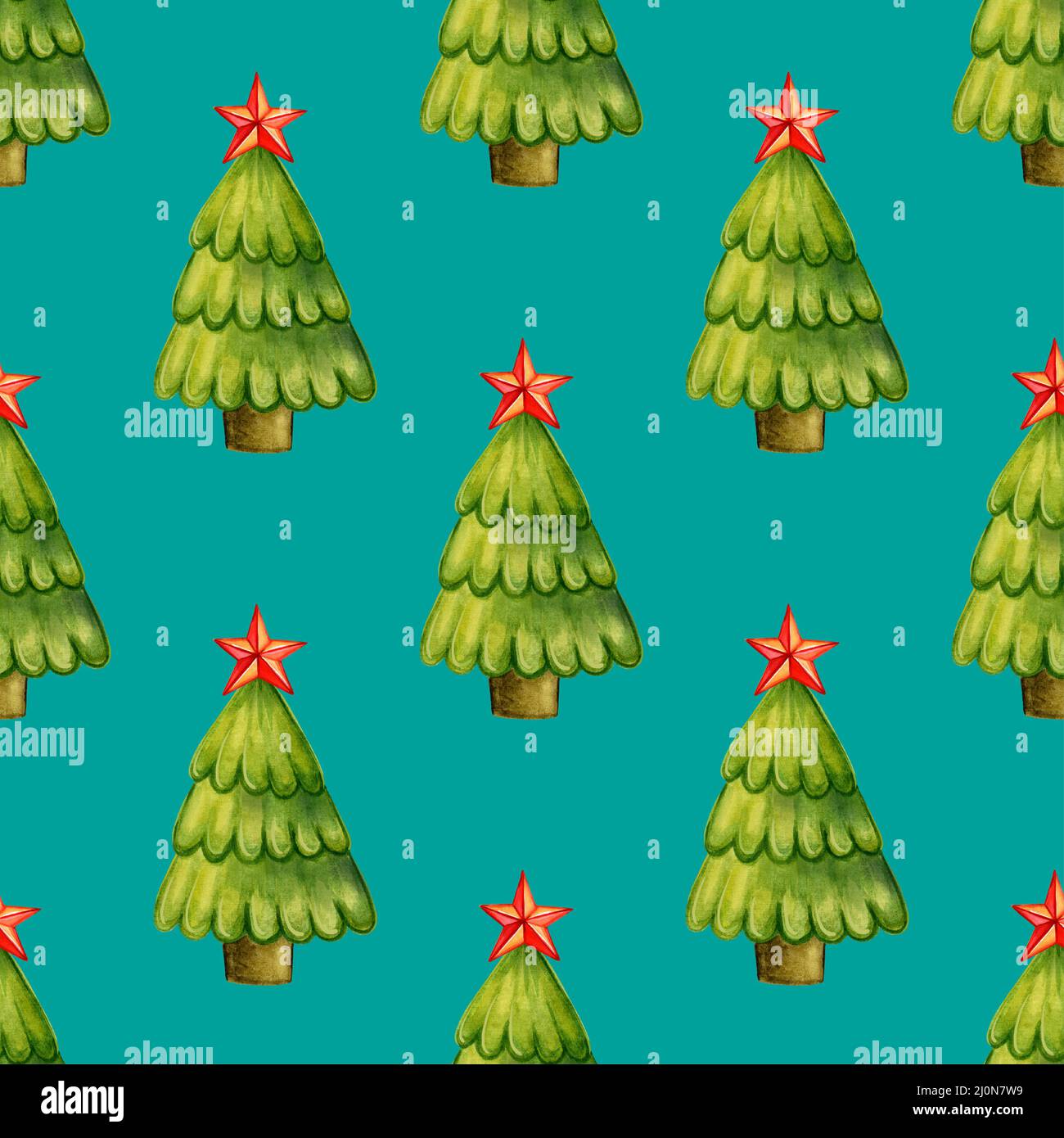 Christmas trees pattern hi-res stock photography and images - Alamy