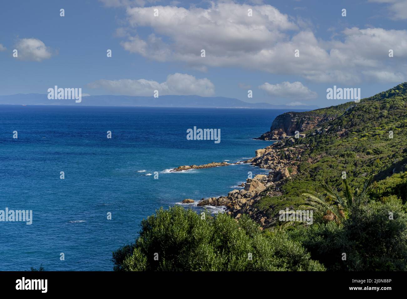 Scenic View Of the Mediterranean Sea From Morocco Stock Photo - Alamy