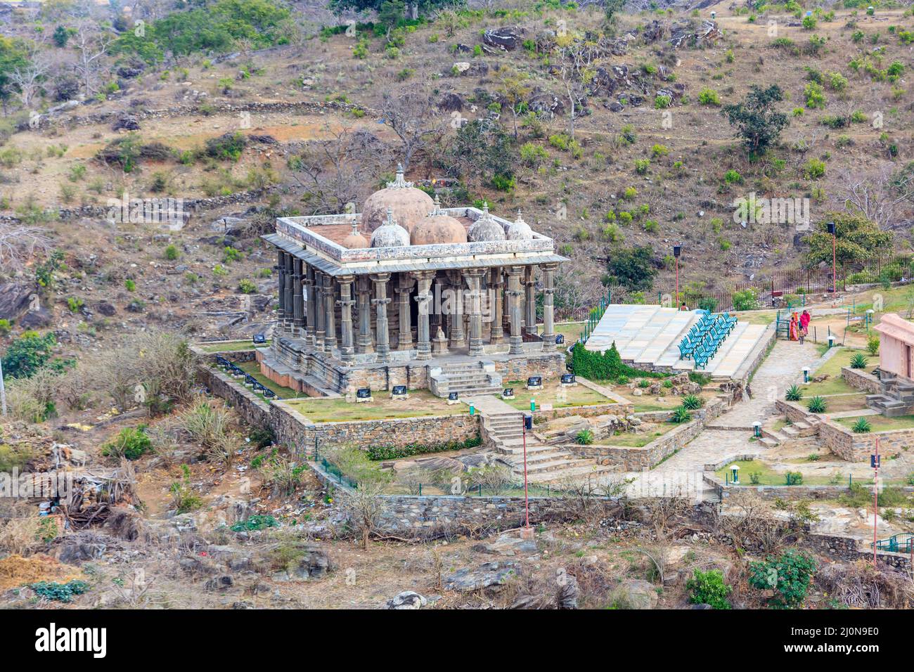 Neelkanth Mahadev Temple at Kumbhalgarh Fort, a Mewar fortress on the ...