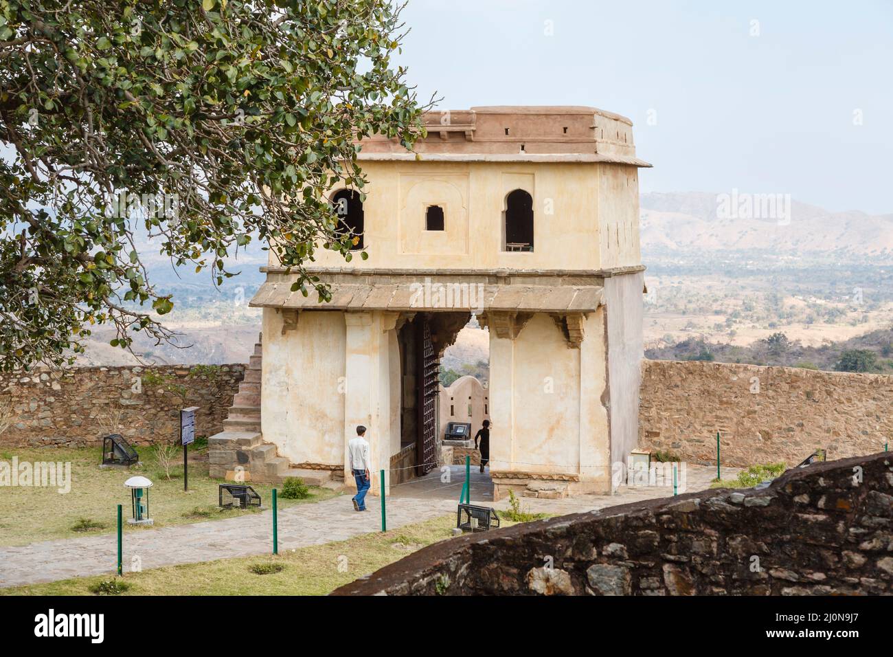 Chougan Pol gate in Kumbhalgarh Fort, a Mewar fortress in Rajsamand ...