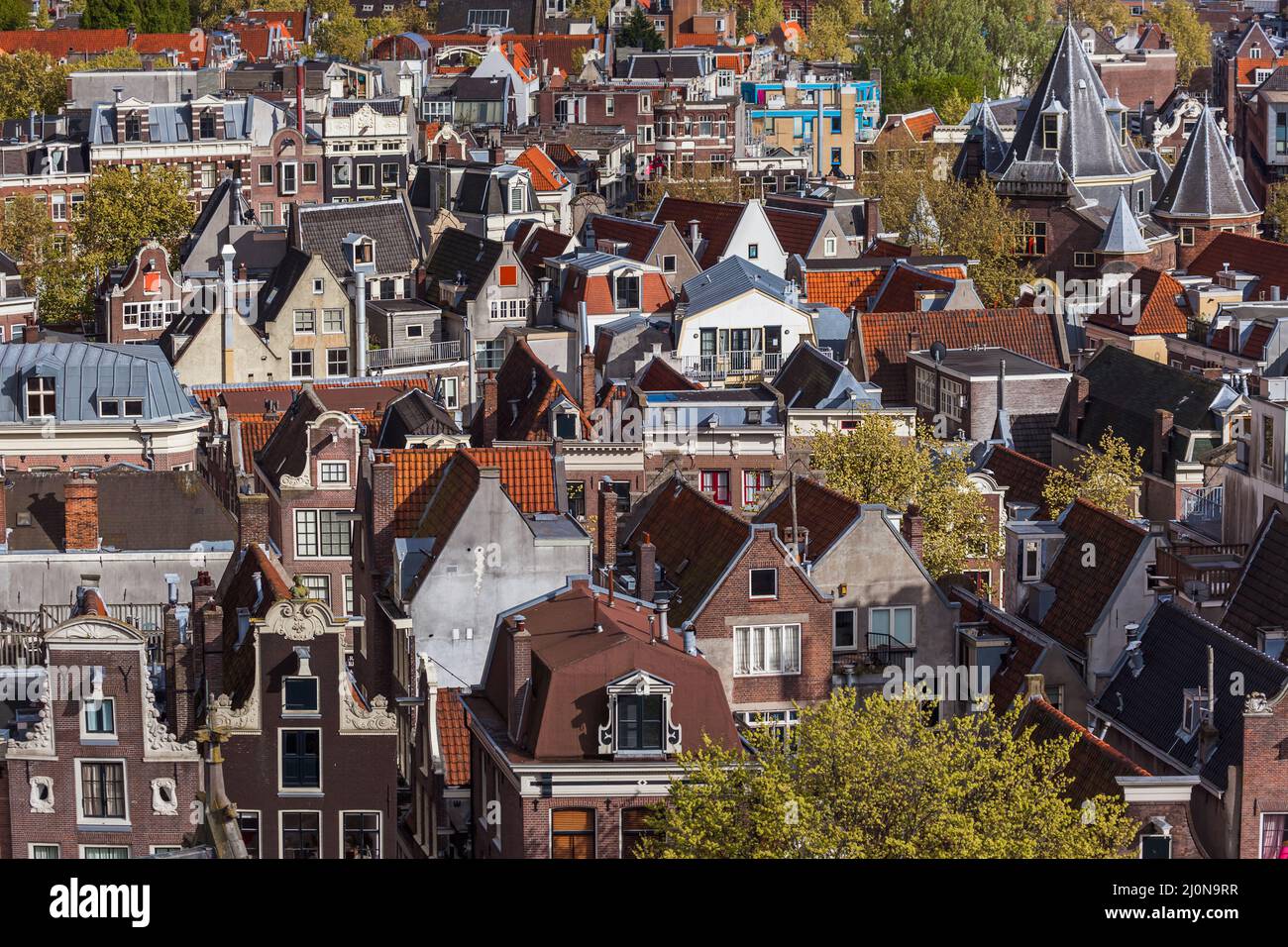 Amsterdam downtown skyline cityscape sunset hi-res stock photography ...