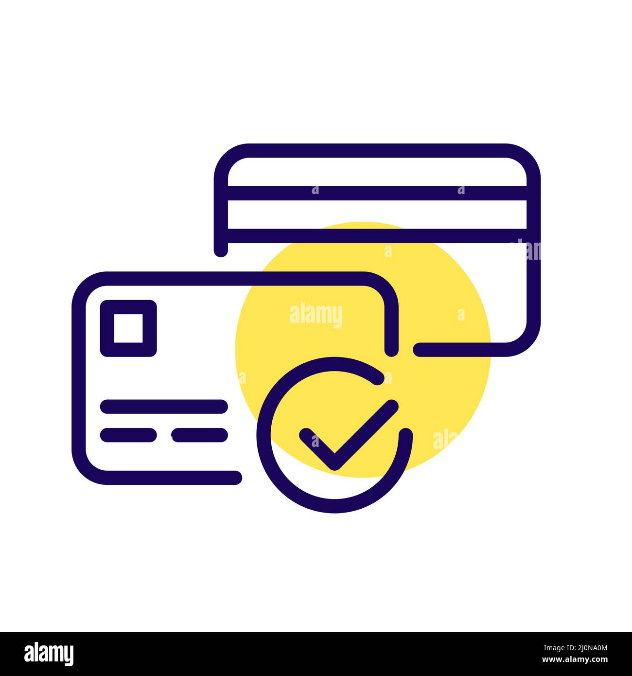 Credit card approved method of payment. Pixel perfect, editable stroke ...