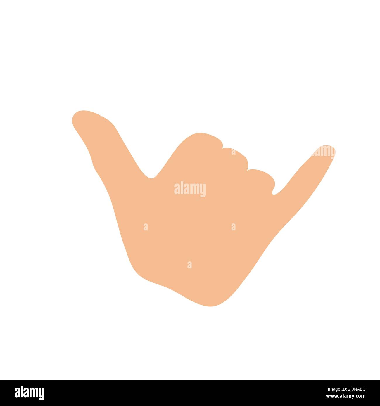 Hand holds a blank sheet of paper. Place for your inscription Stock ...