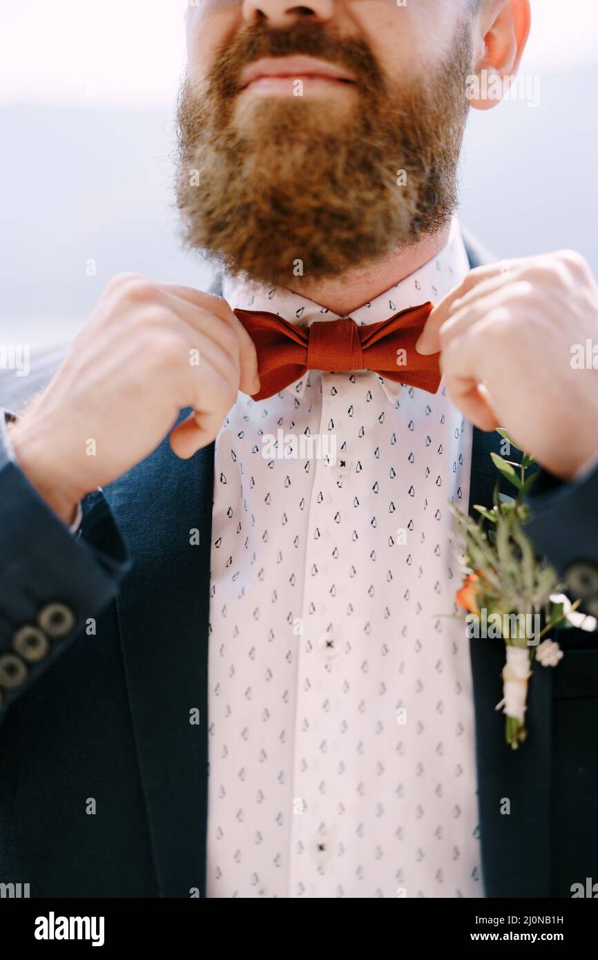 Beard bow tie hi-res stock photography and images - Alamy