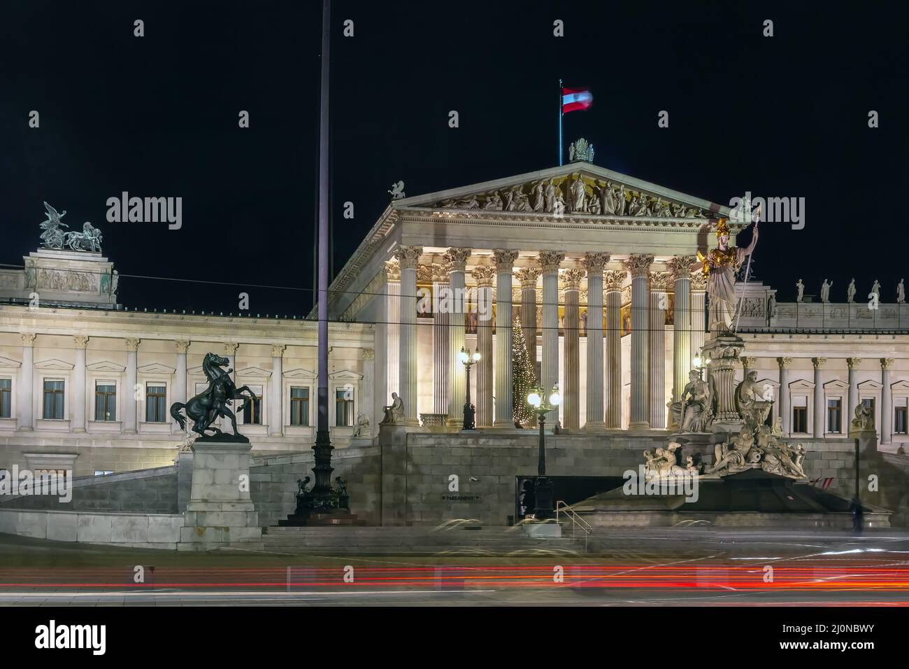 Austrian Parliament Building, Vienna, Austria Stock Photo - Alamy