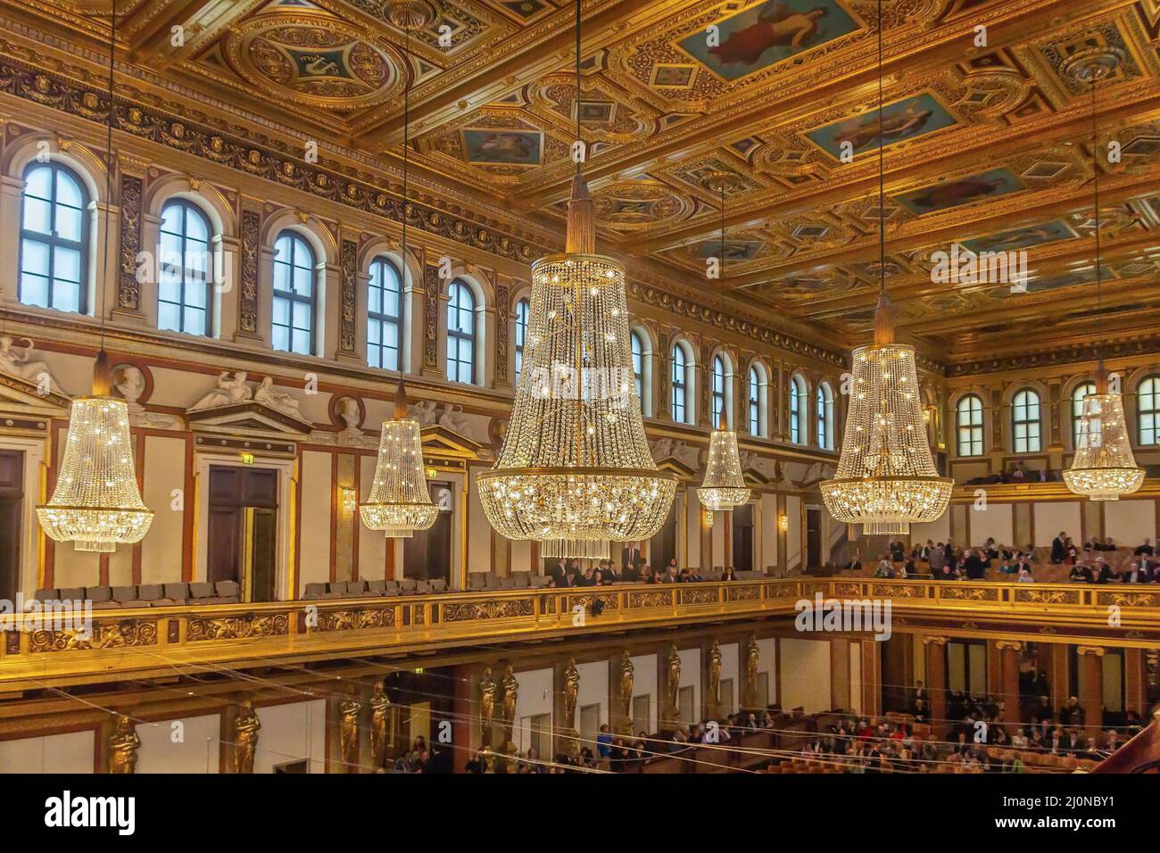 Musikverein golden hall hi-res stock photography and images - Alamy