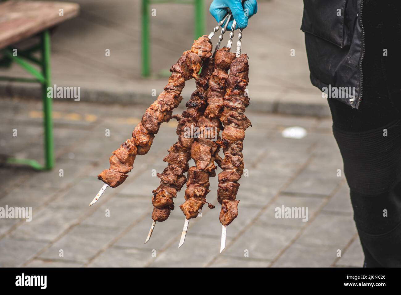 Kebab saslik hi-res stock photography and images - Alamy