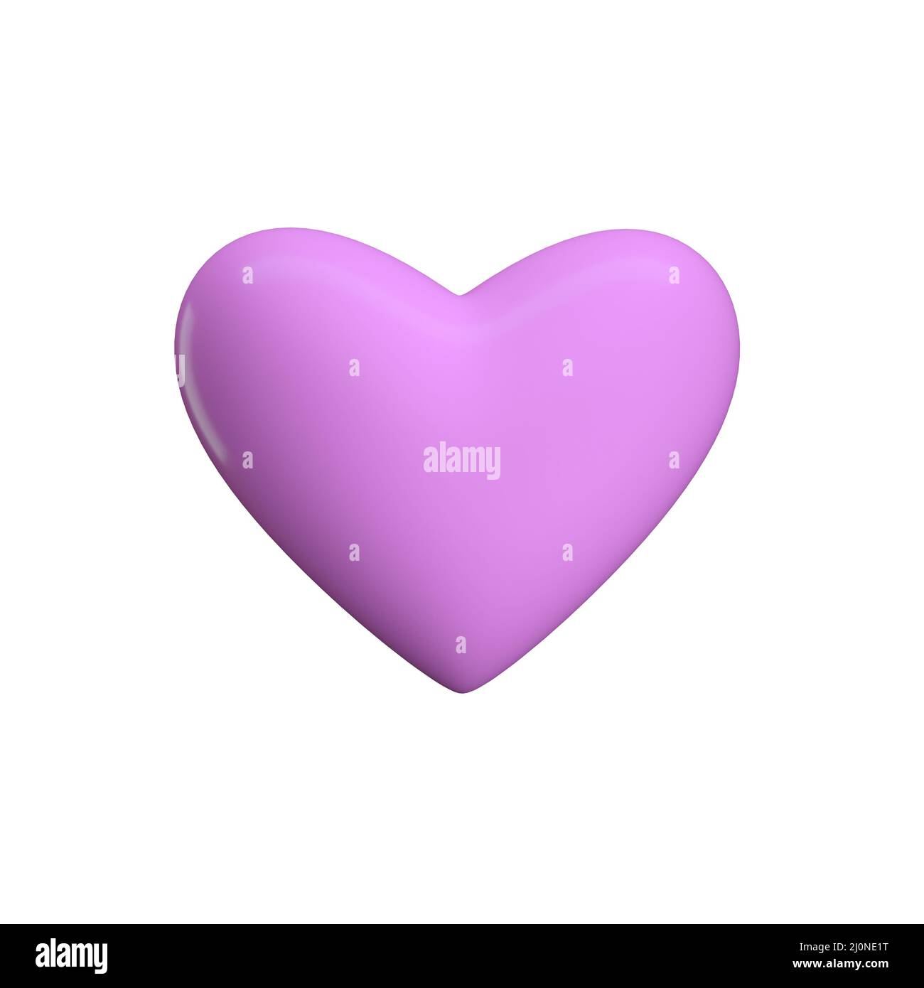 Dark Purple Heart Outline