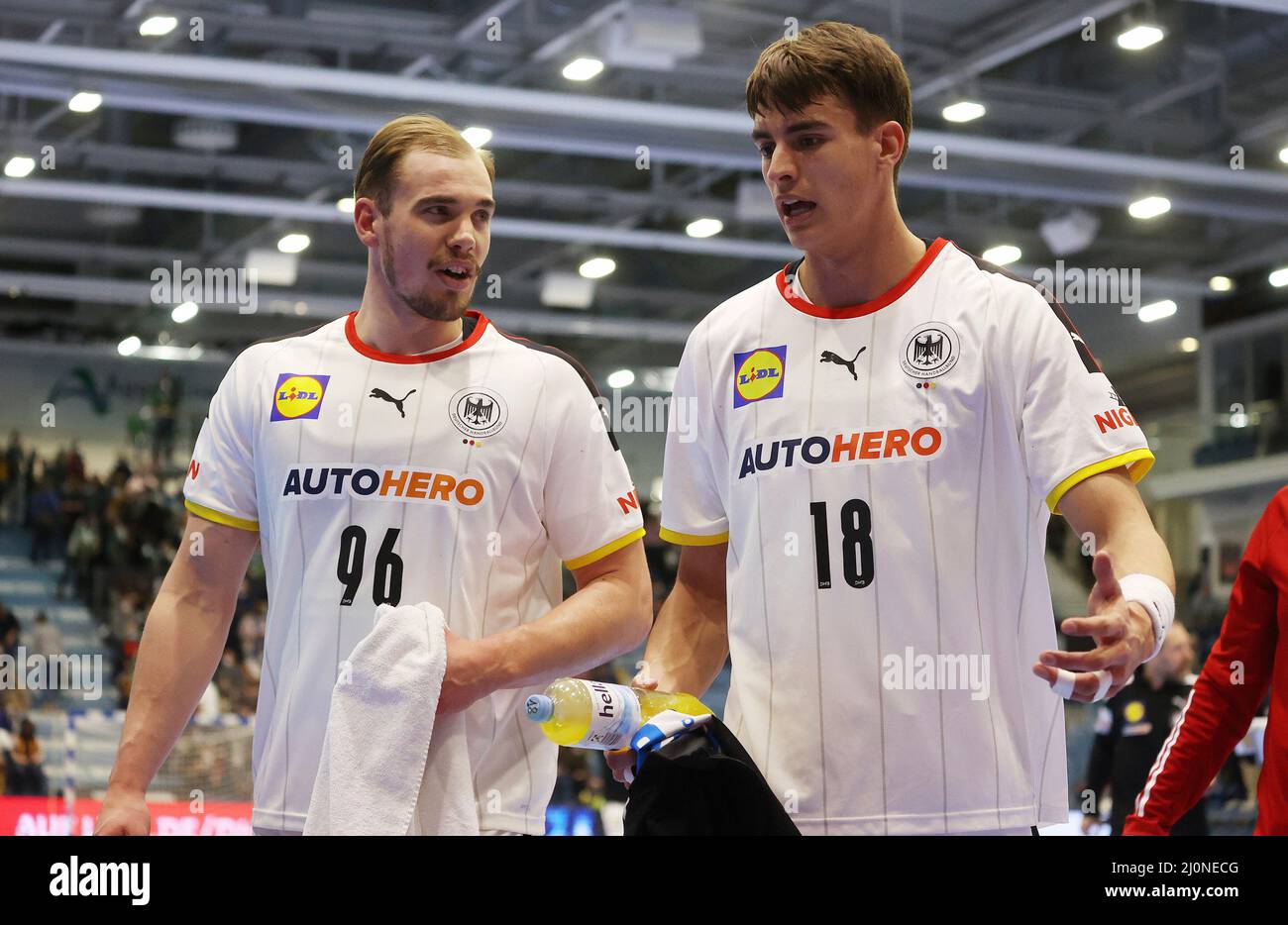 firo: 03/19/2022 Lv§nderspiel: men: national team test match handball ...