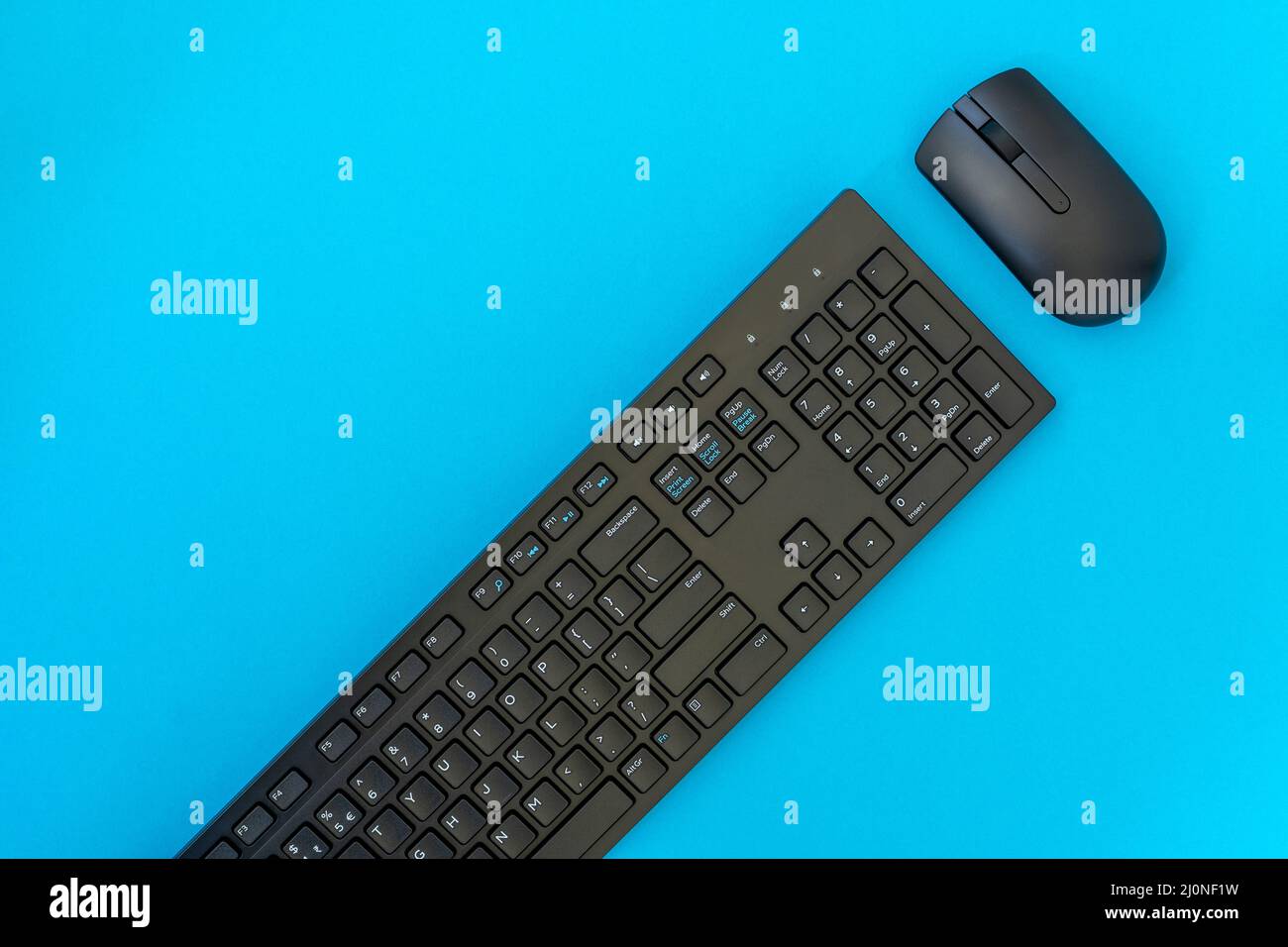 Wireless computer keyboard and mouse Stock Photo - Alamy