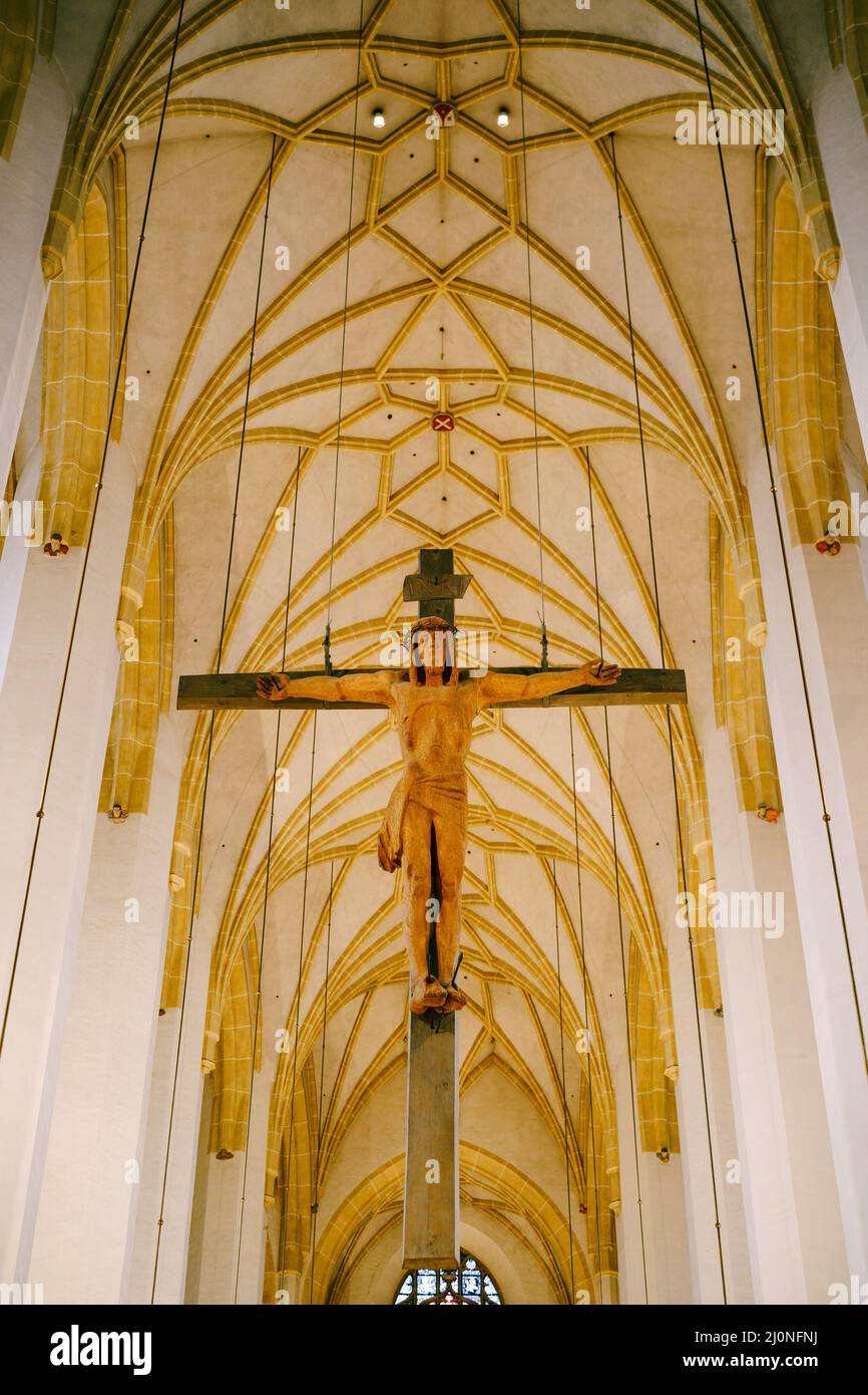Interior frauenkirche church munich bavaria hi-res stock photography ...