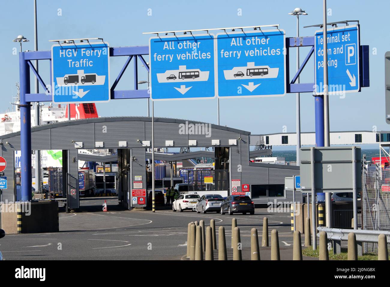 Belfast stena line terminal hi-res stock photography and images - Alamy