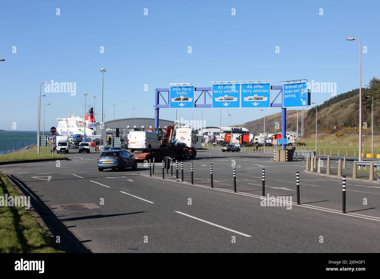 Loch ryan stena line ferry hi-res stock photography and images - Alamy