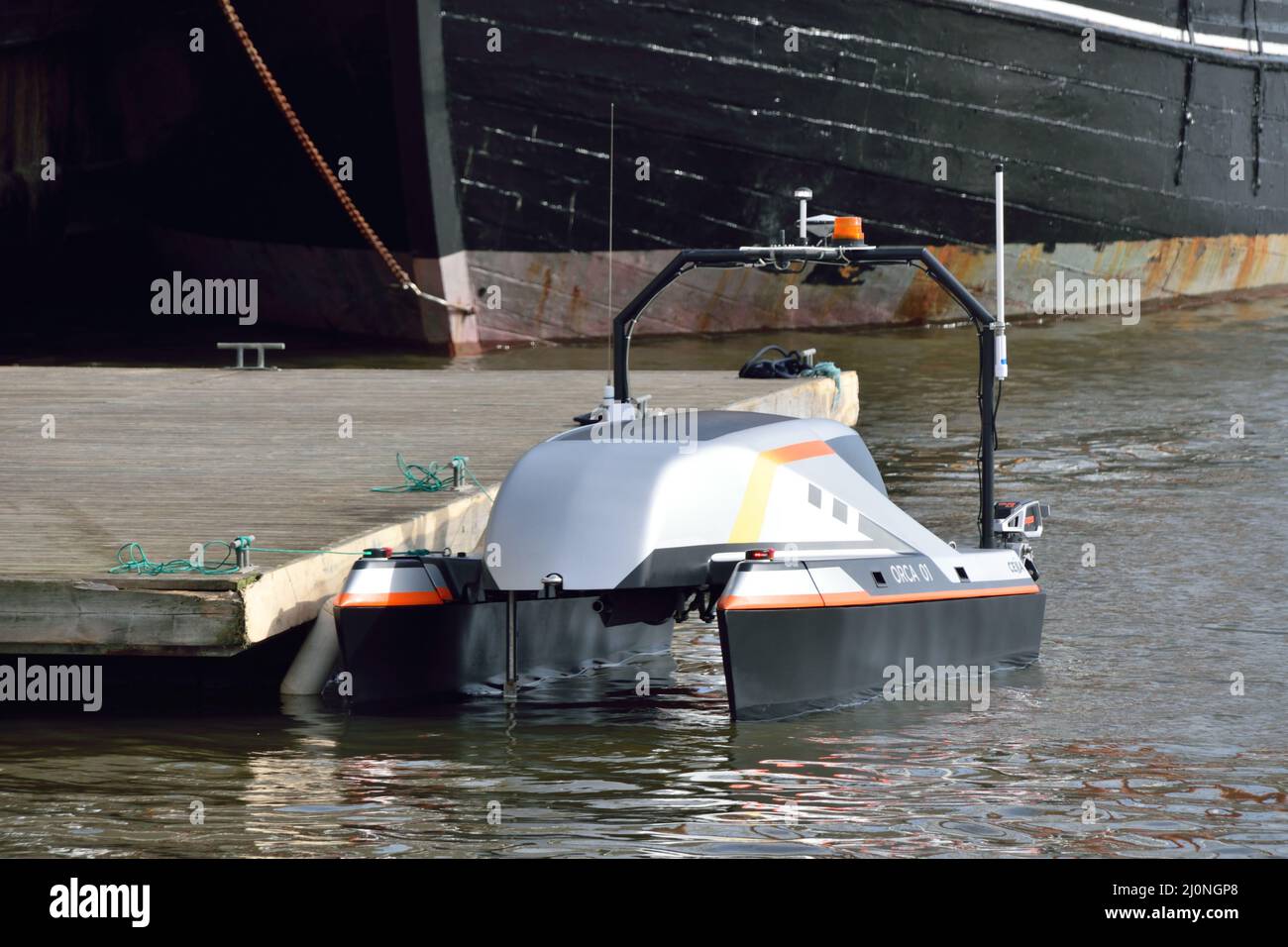 CEiiA's Orca 01 Uncrewed Surface Vessel (USV) operating in the Royal ...