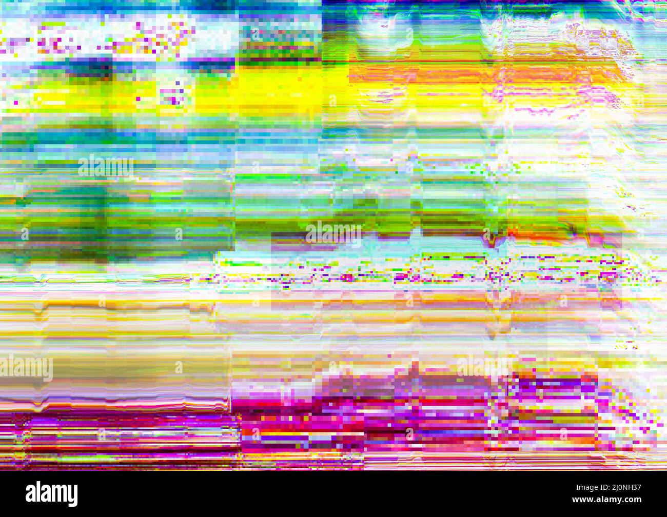 distorted display glitch error multicolor pixel Stock Photo - Alamy