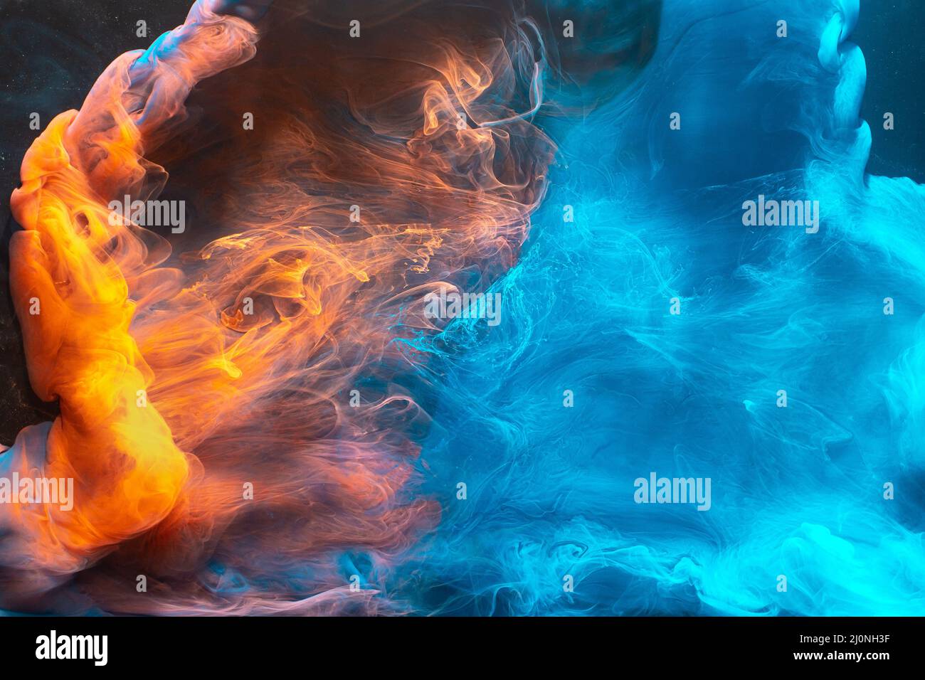 Water paint color mix hi-res stock photography and images - Alamy