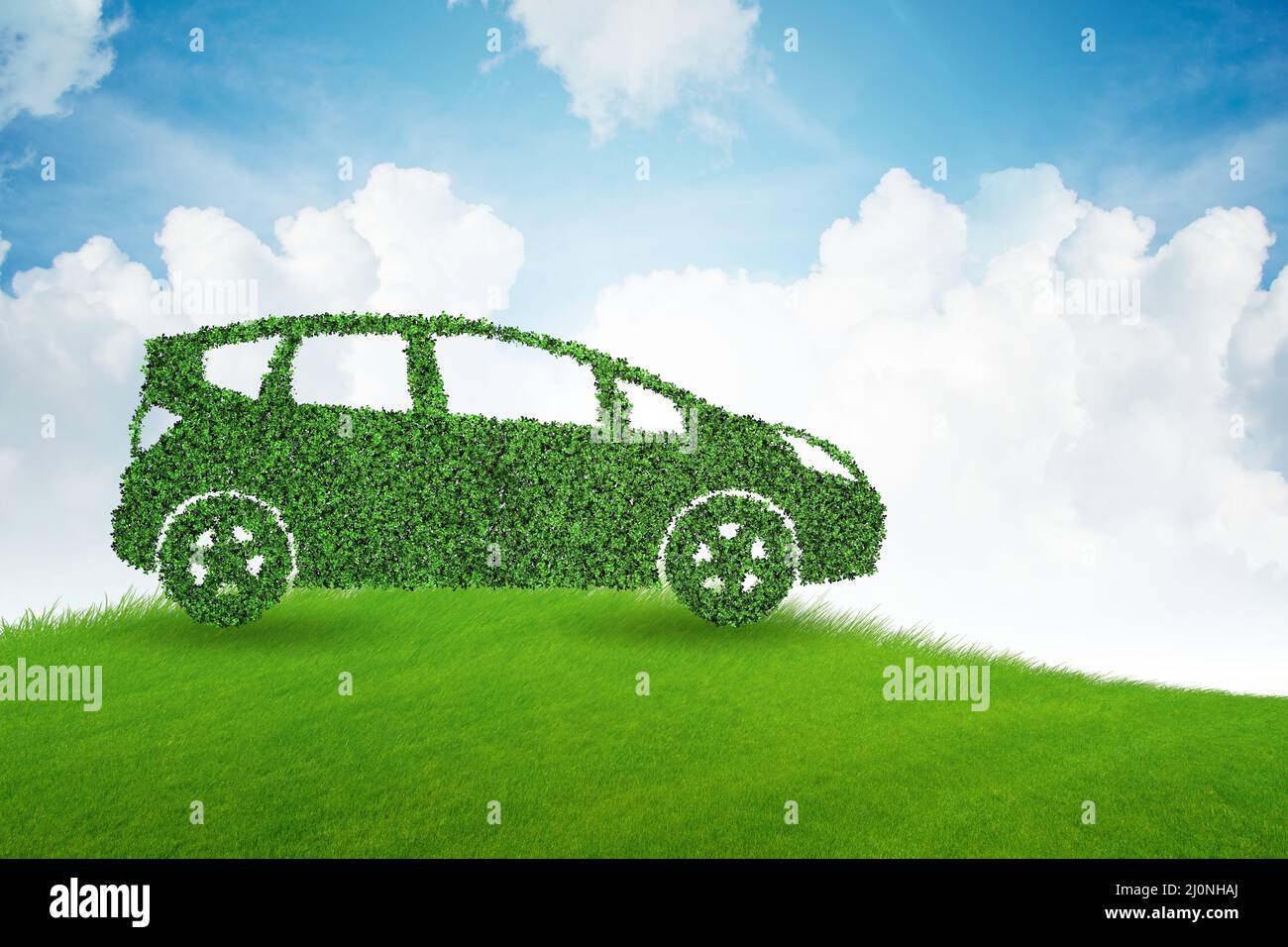 Concept of ecological electric car Stock Photo - Alamy