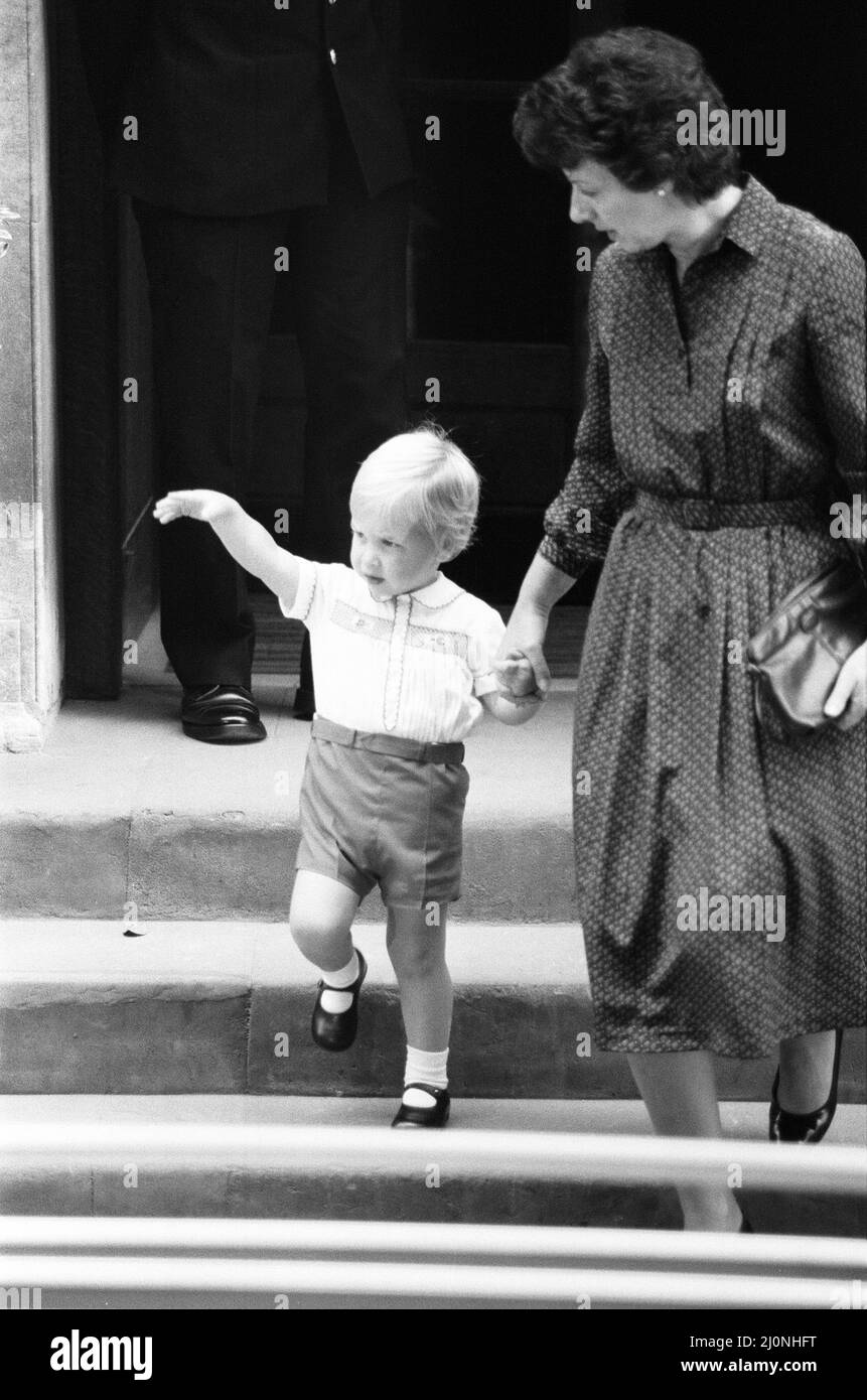 Prince Harry leaves St Mary's Hospital, London, after birth previous ... Prince Harry leaves St Mary's Hospital, London, after birth previous ...