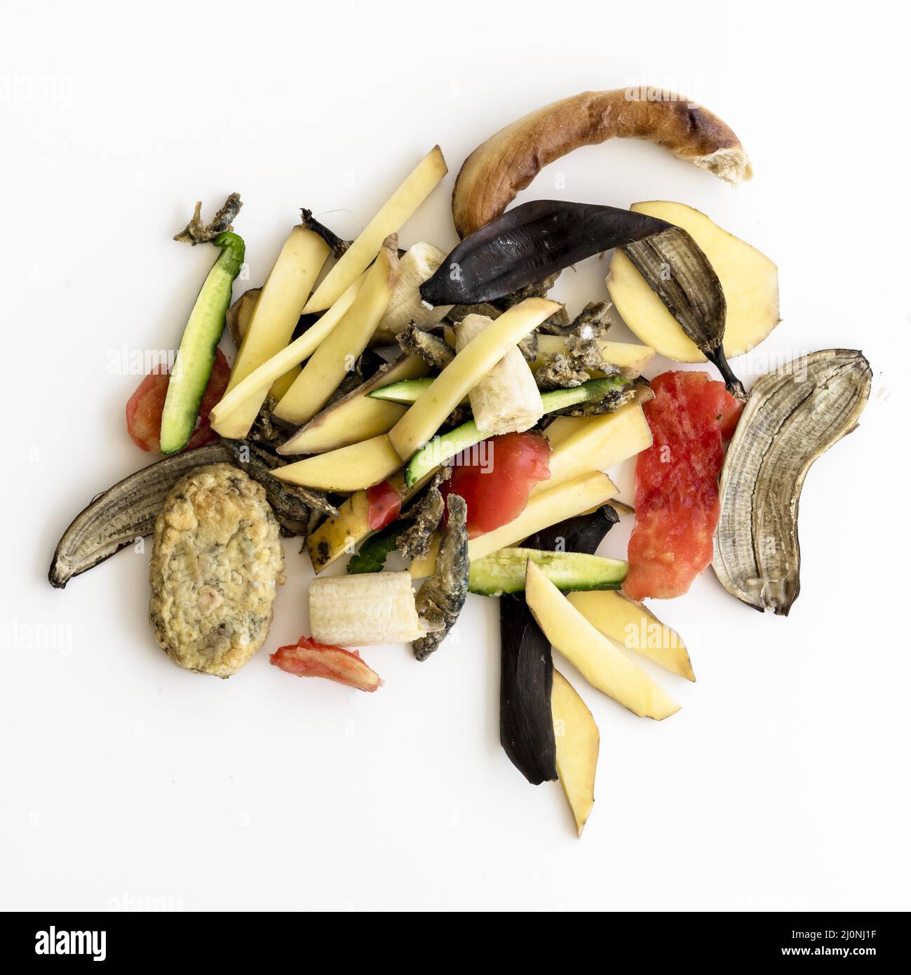 Top view waste with organic vegetables. High quality and resolution ...