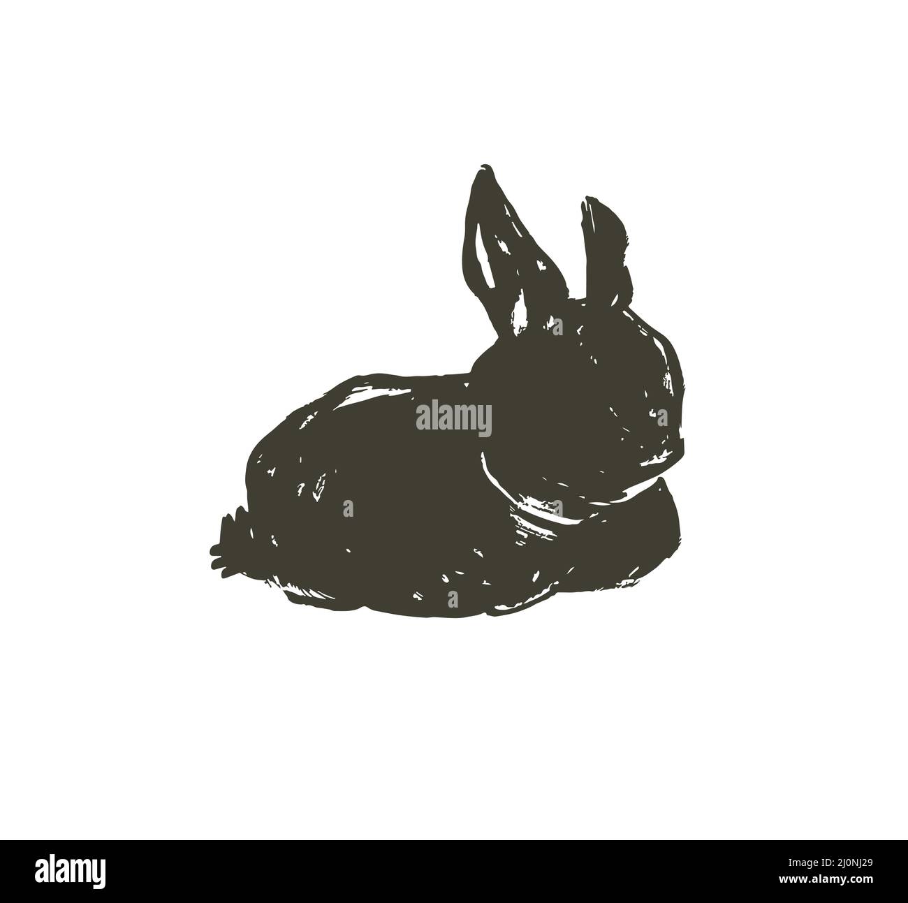 Happy bunny logo Stock Vector Images - Alamy