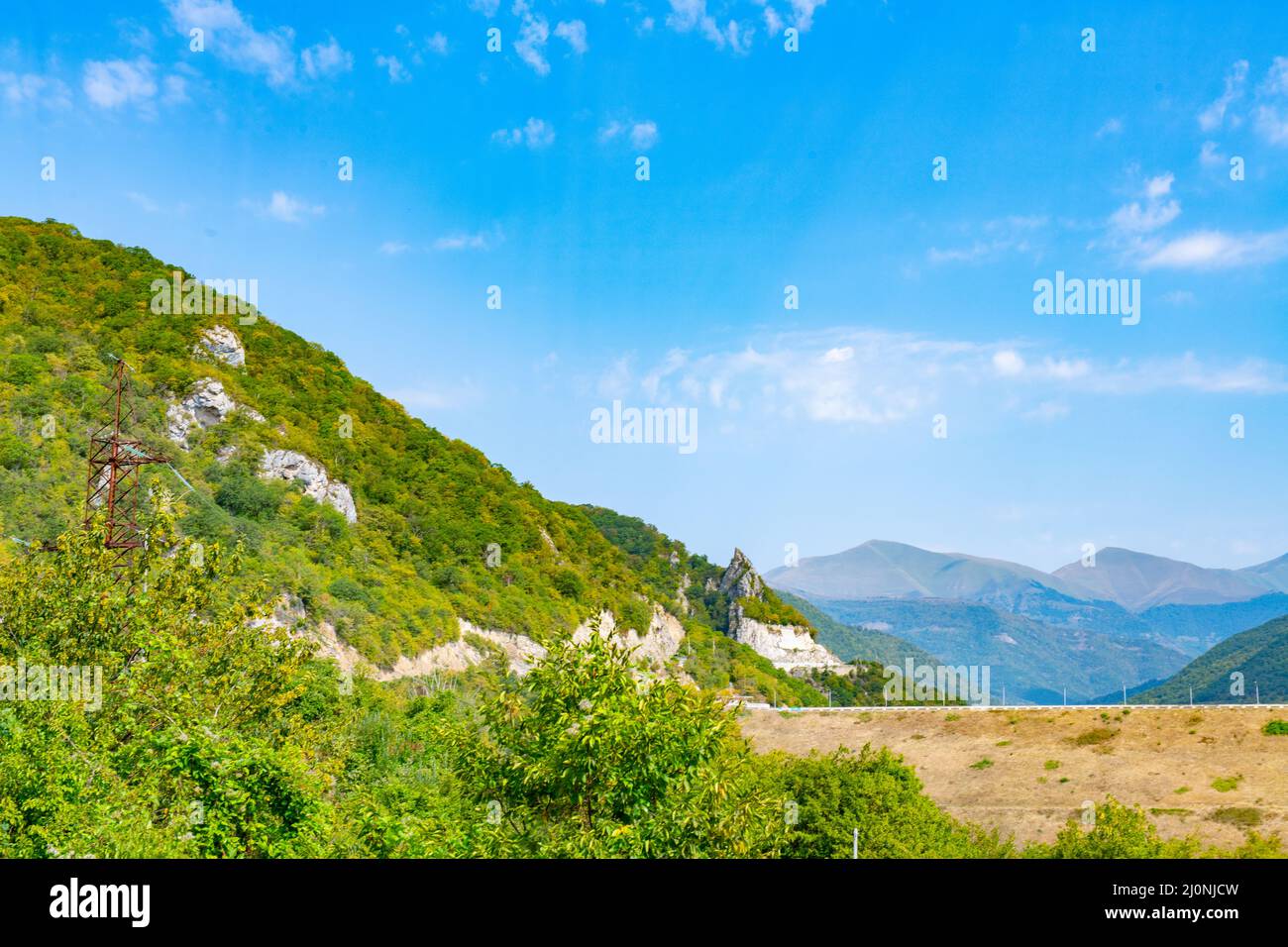 beautiful nature view in georgia in summer Stock Photo - Alamy